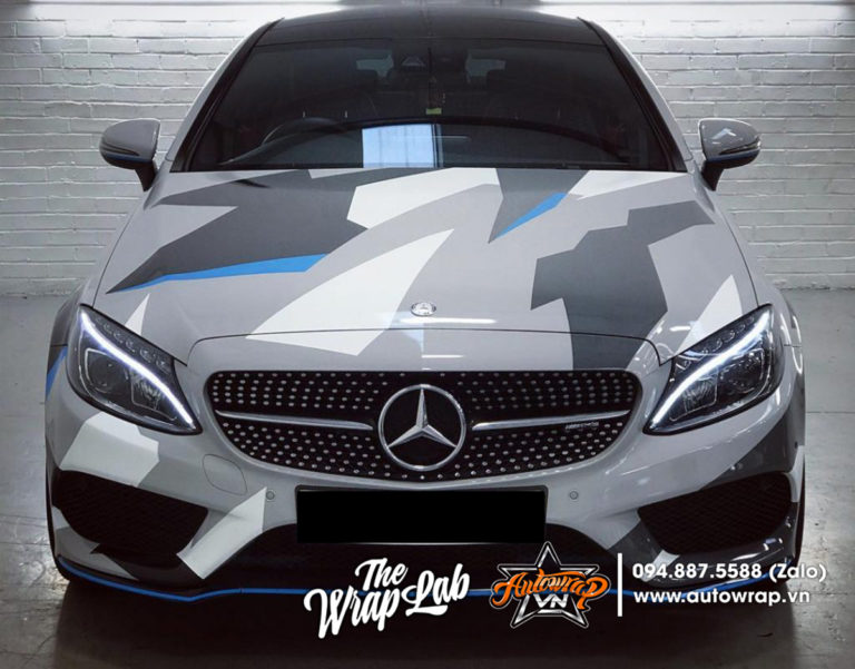 Mercedes C43 Camo - AutoWrap Center