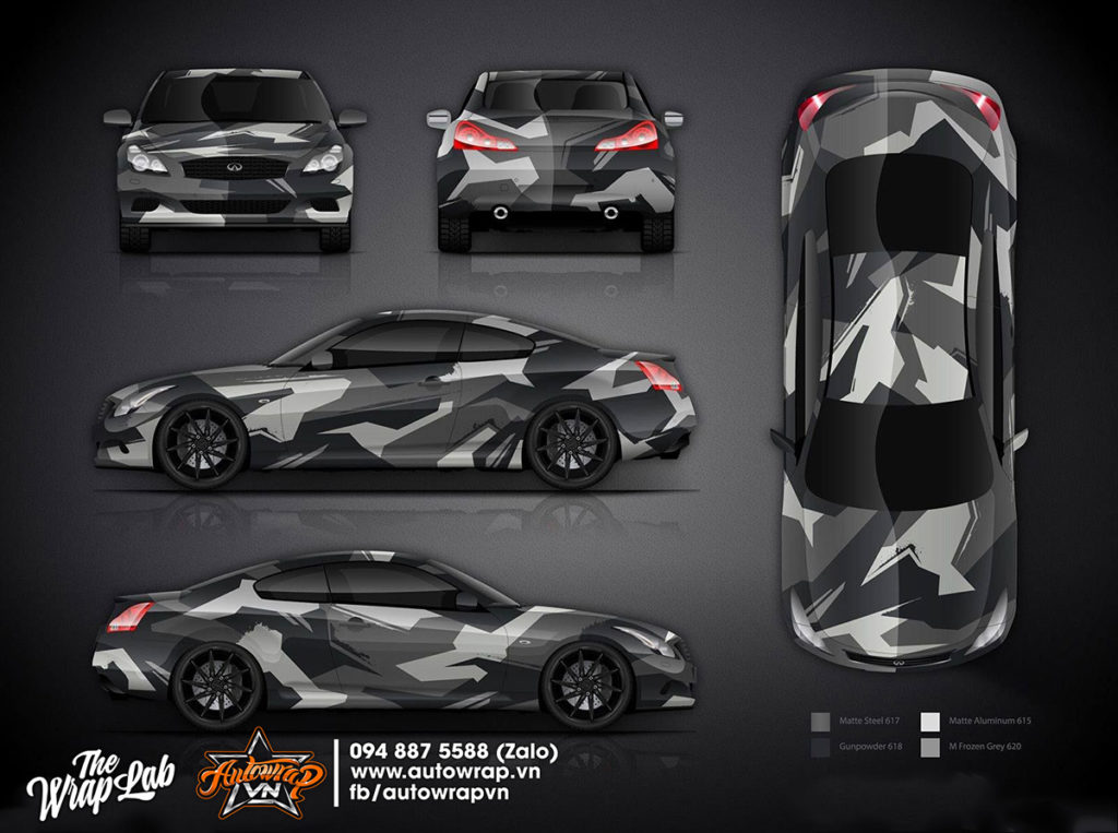 Infiniti G37 Coupe Wrap Design - AutoWrap Center