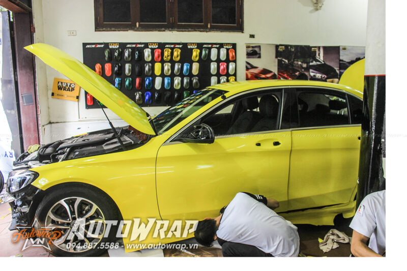Mercedes Gloss Light Yellow - AutoWrap Center