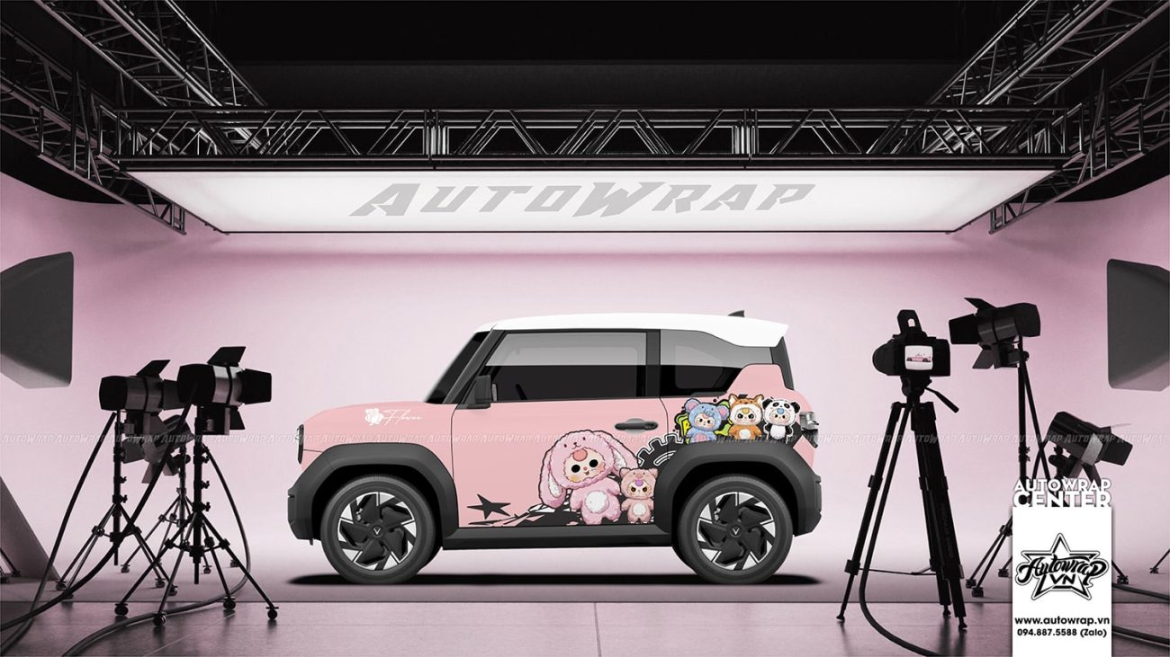 Tem xe Vinfast VF3 Baby Three - AutoWrap Center