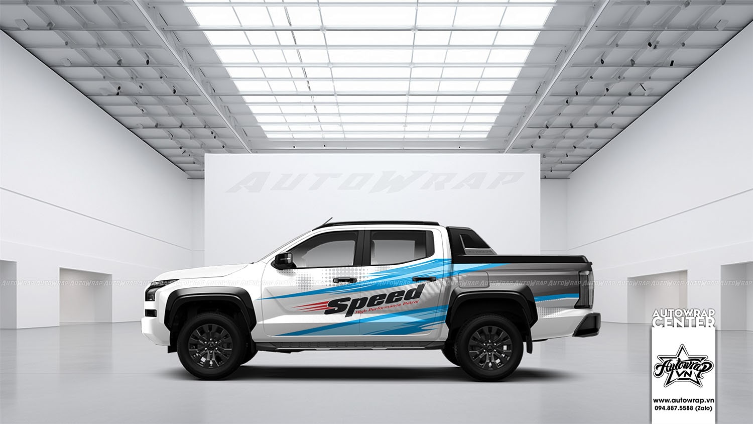 Tem xe Mitsubishi Triton Speed - AutoWrap Center